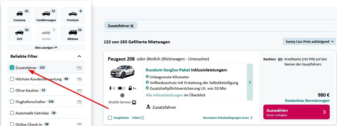 Huk Zusatzfahrer Gratis